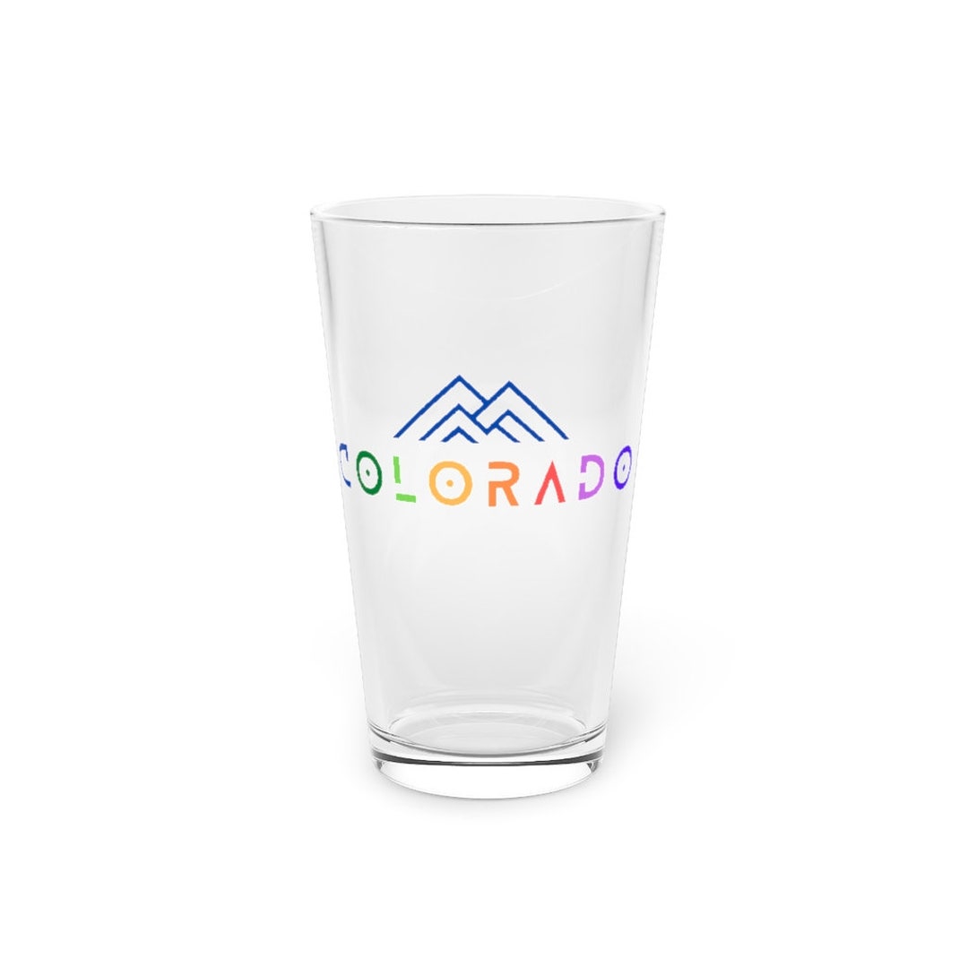 Pint Glass, Colorado Pride Glass, Pride Pint Glass, Denver Gifts ...