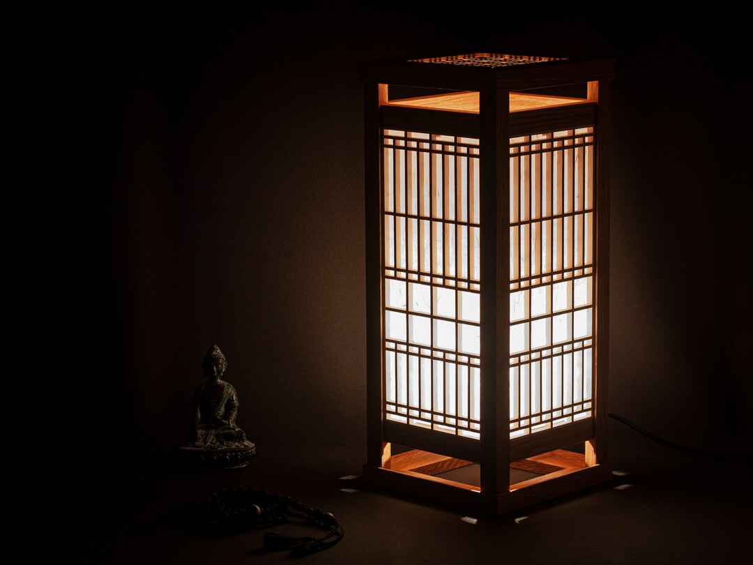 Traditional Classic Japanese Table Lamp night Light Lantern - Etsy
