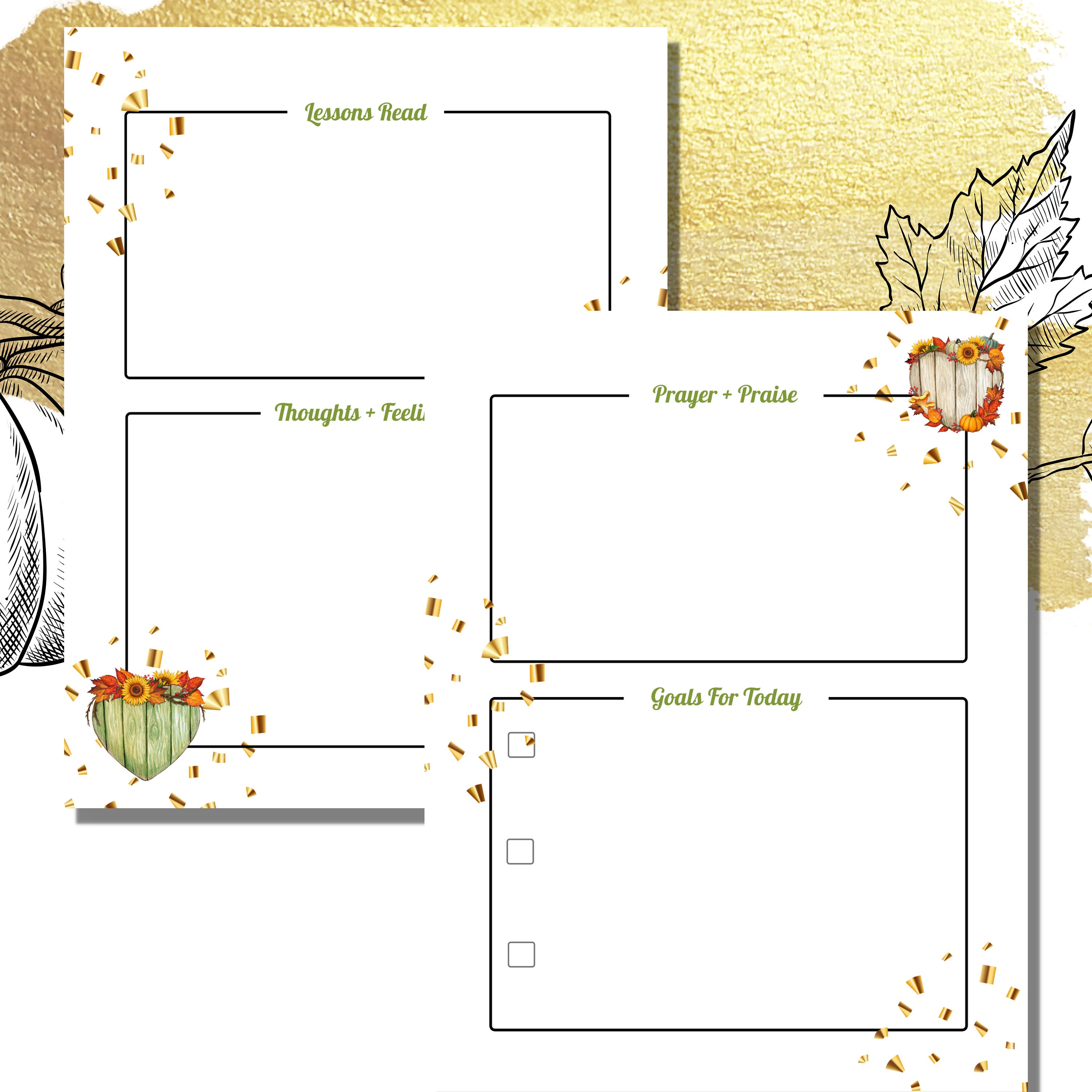 Fall Themed | Printable Bible Study and Devotional Sheet | in Depth ...