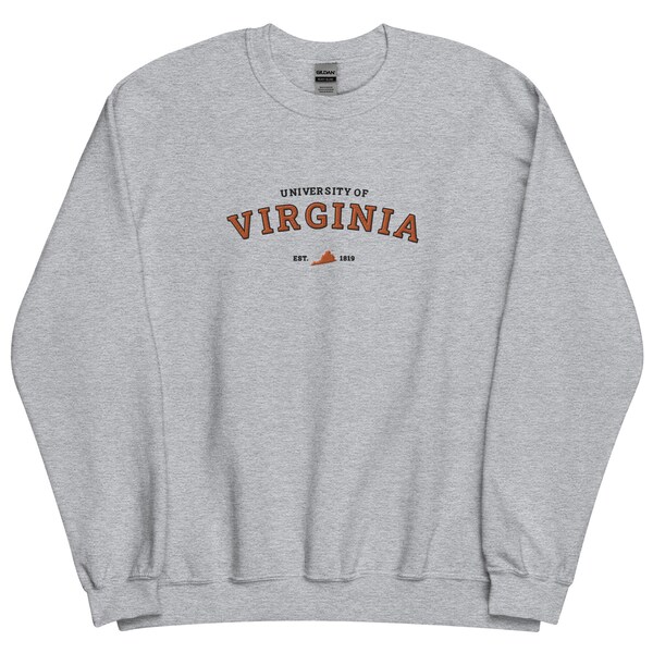 University of Virginia Sweater - Etsy