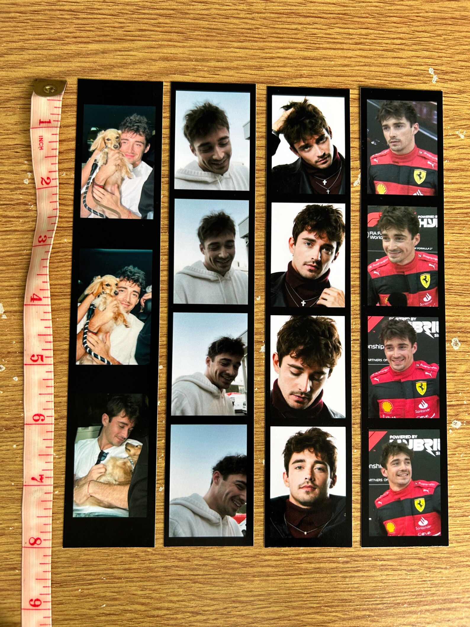 CHARLES LECLERC Photobooth Bookmark//wall Art - Etsy