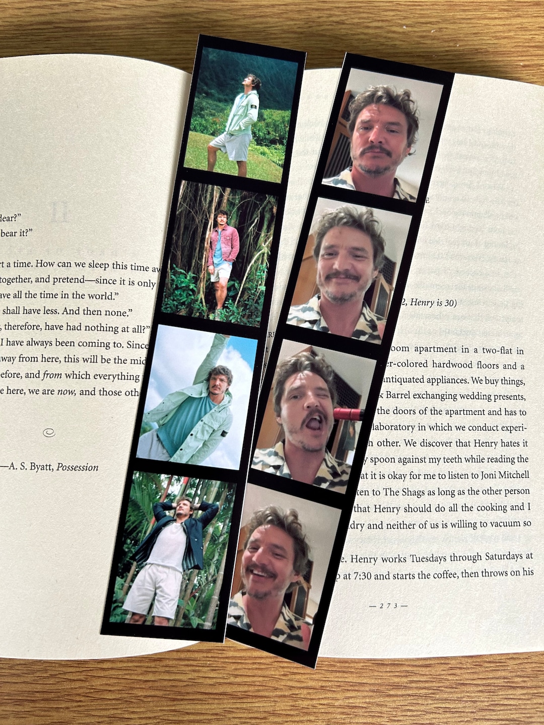 PEDRO PASCAL Photobooth Bookmark//wall Art - Etsy