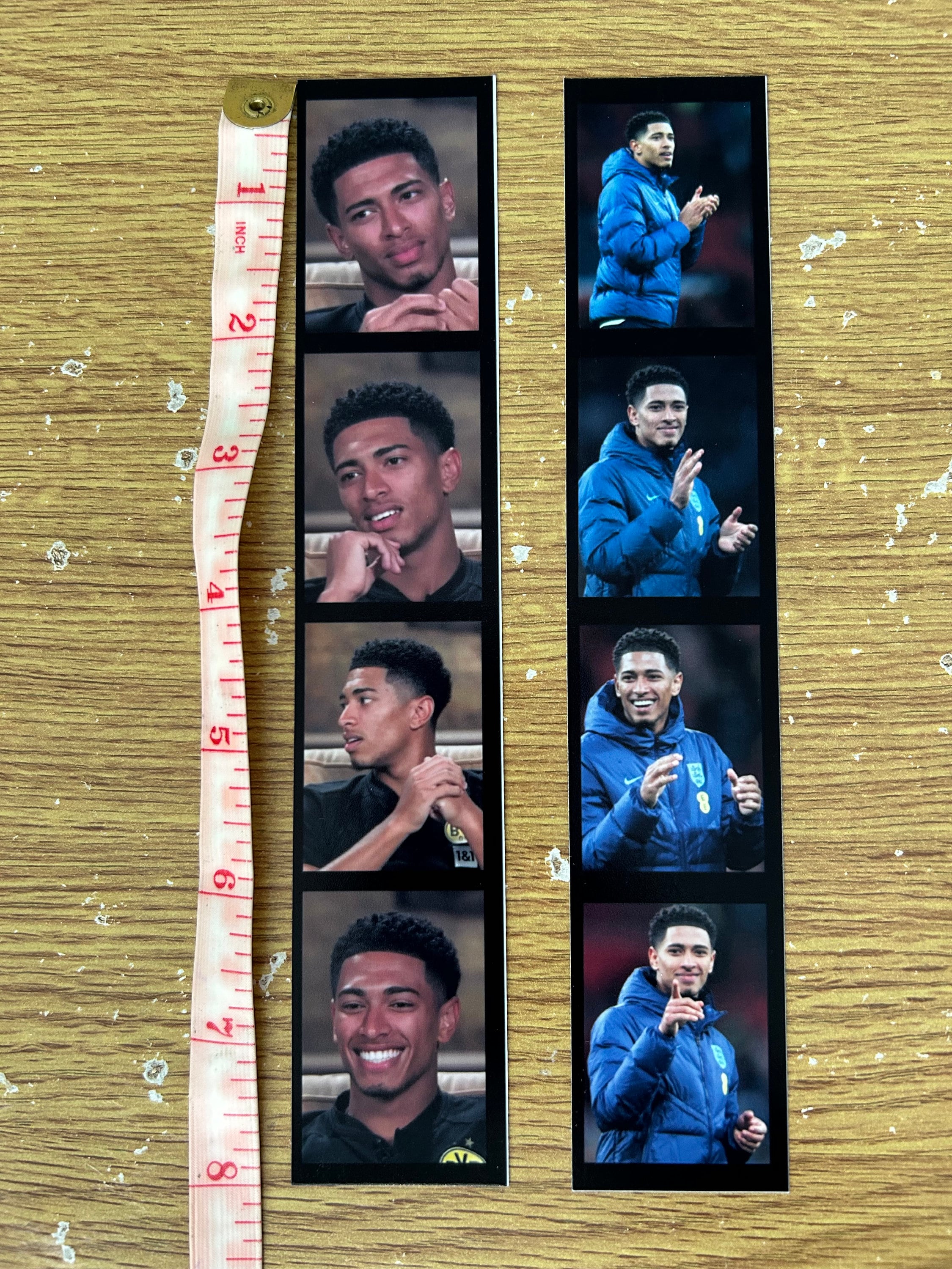 JUDE BELLINGHAM Photobooth Bookmark//wall Art - Etsy