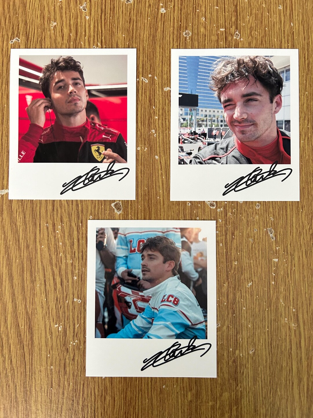 CHARLES LECLERC Polaroid Wall Art Formula 1 Printed Signature - Etsy