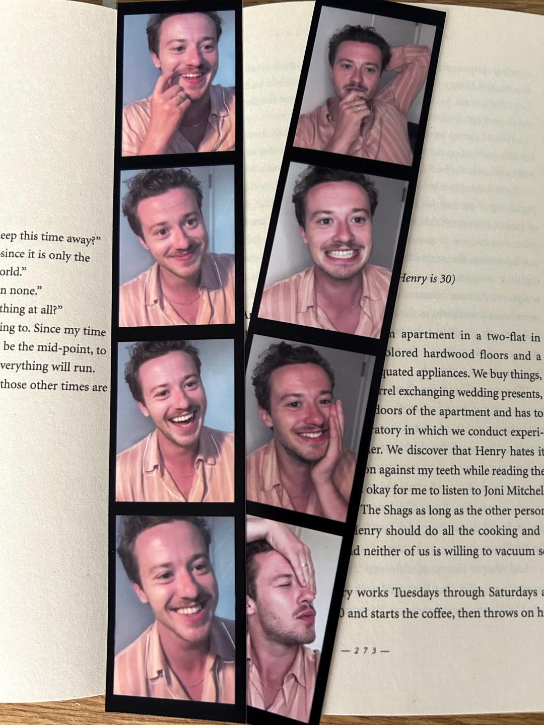 JOSEPH QUINN Photobooth Bookmark//wall Art - Etsy