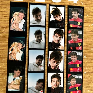 CHARLES LECLERC Photobooth Bookmark//wall Art - Etsy