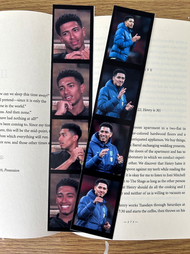 JUDE BELLINGHAM Photobooth Bookmark//wall Art - Etsy