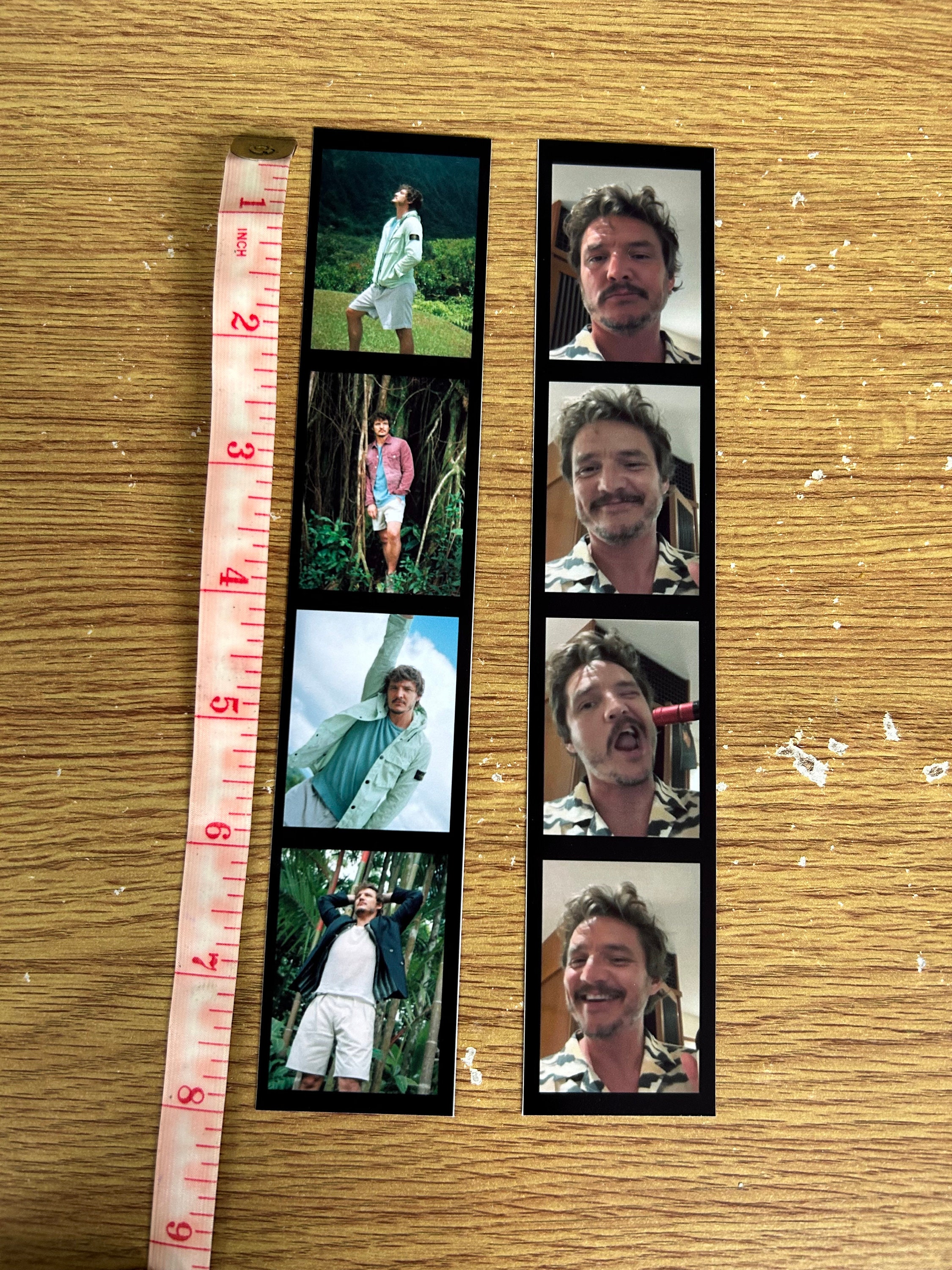 PEDRO PASCAL Photobooth Bookmark//wall Art - Etsy