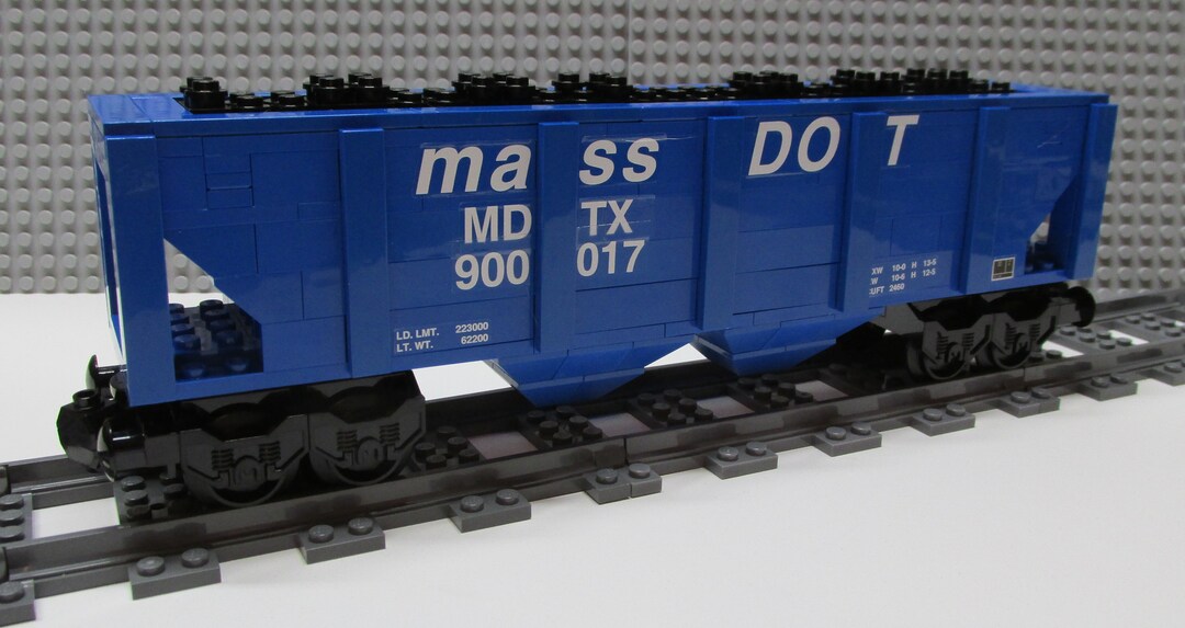 Custom Train Mass Dot Open Hopper Car "please Read Description" - Etsy