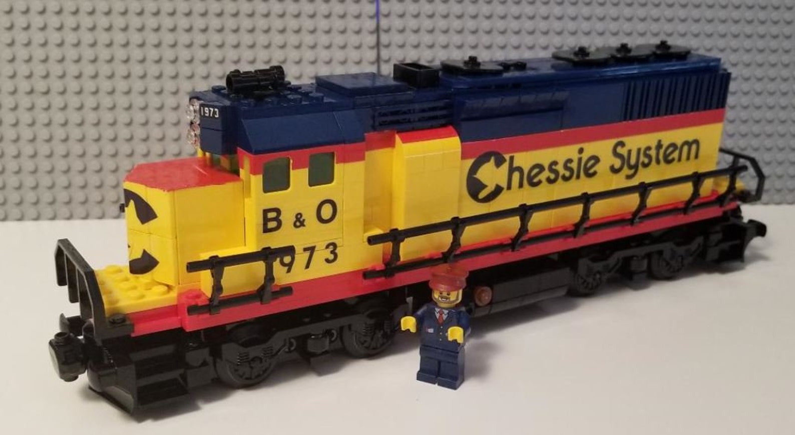 Custom Train Chessie System GP40 Engine "please Read Description" - Etsy