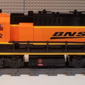 Custom Train BNSF Orange GP40 Engine "please Read Description" - Etsy