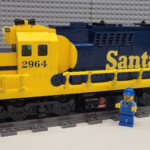Custom Train Santa Fe GP40 Engine "please Read Description" Version 1 ...