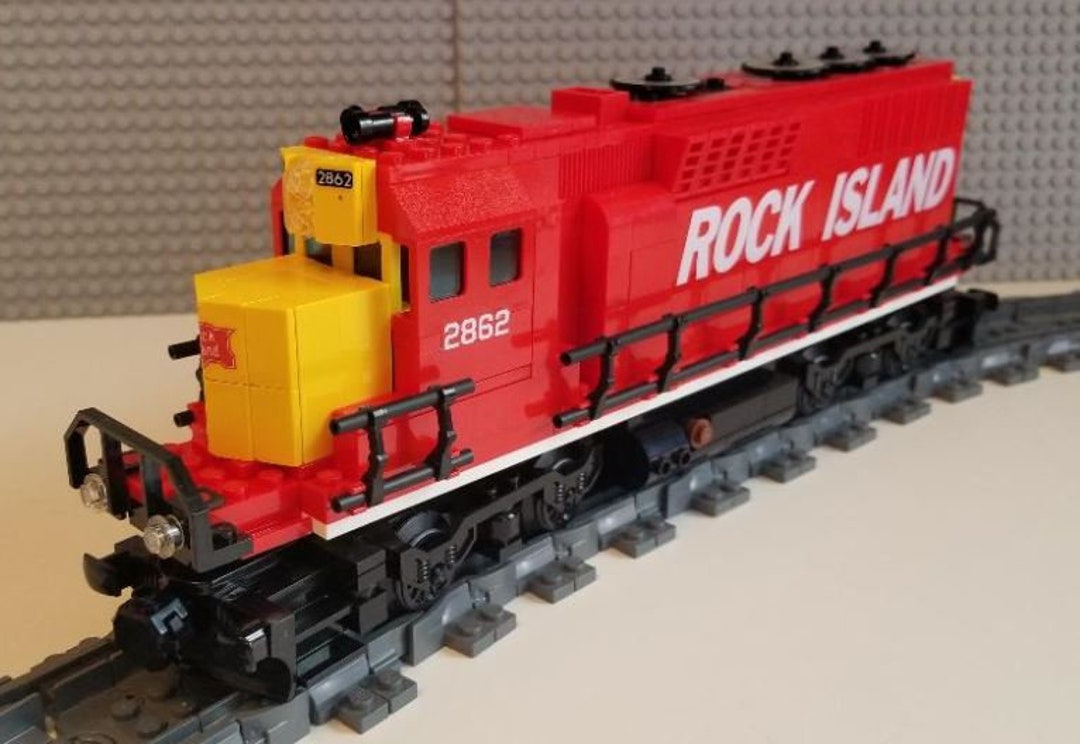 Custom Train Rock Island GP40 Engine "please Read Description" - Etsy