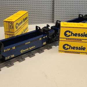 Custom Train Chessie System Intermodal Doublestack Container Car ...