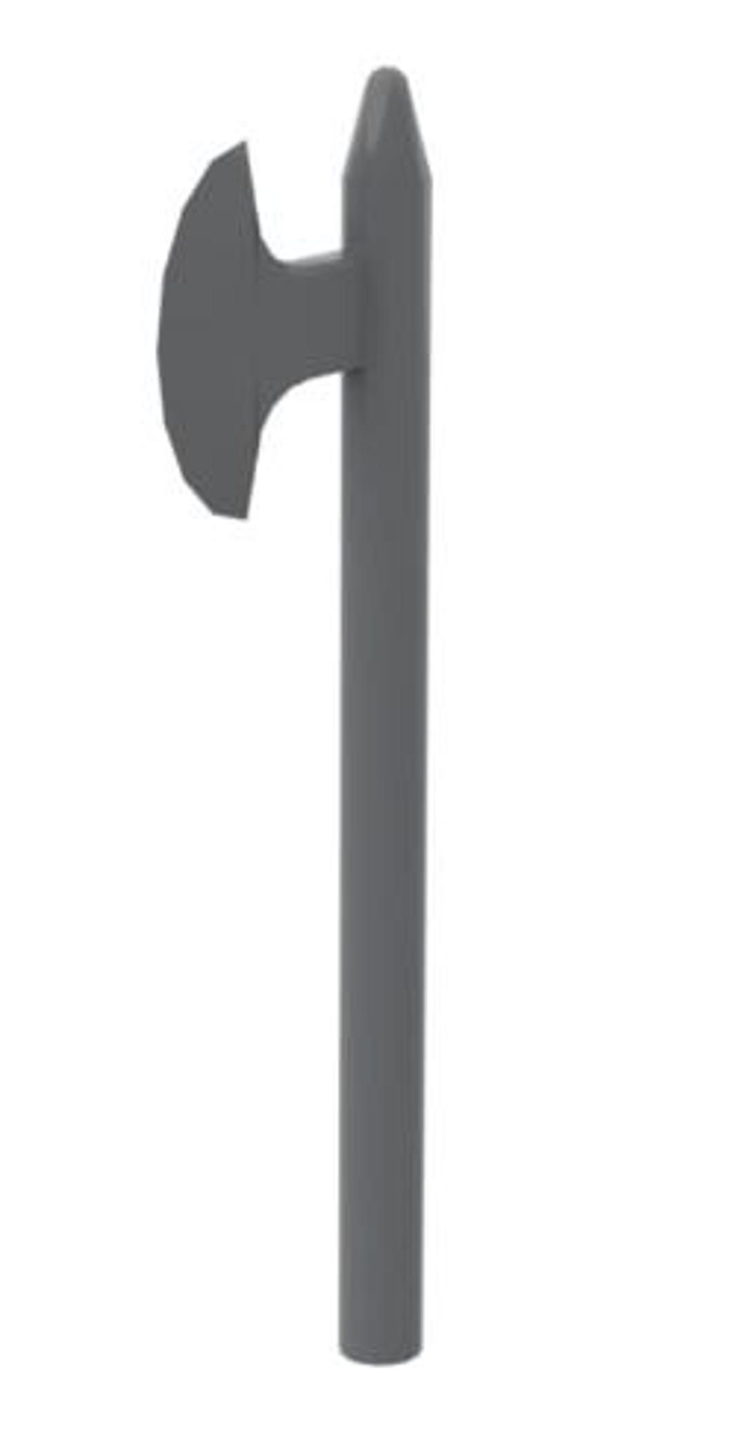 Lego Compatible 3848 Halberd Axe Dark Bluish Grey 2ea - Etsy