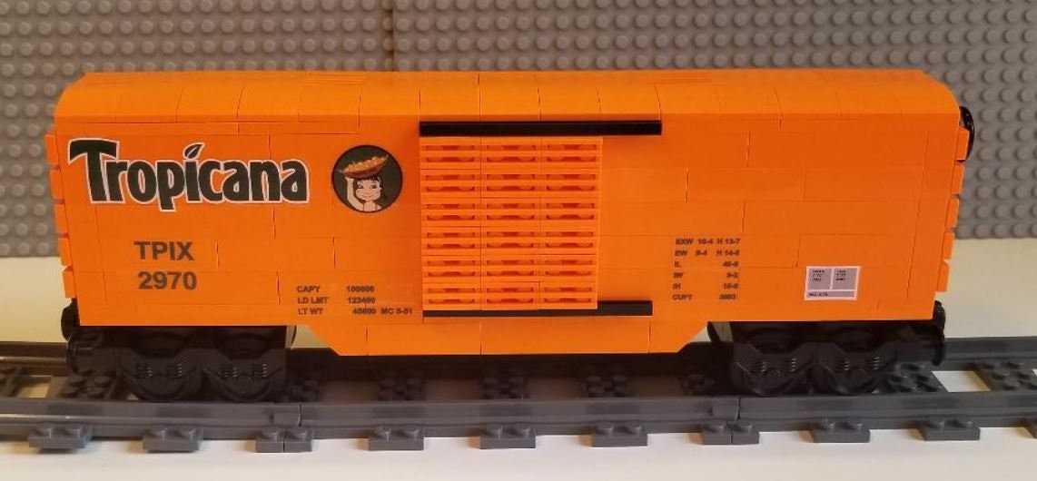 Custom Train Tropicana 02 Boxcar "please Read Description" - Etsy