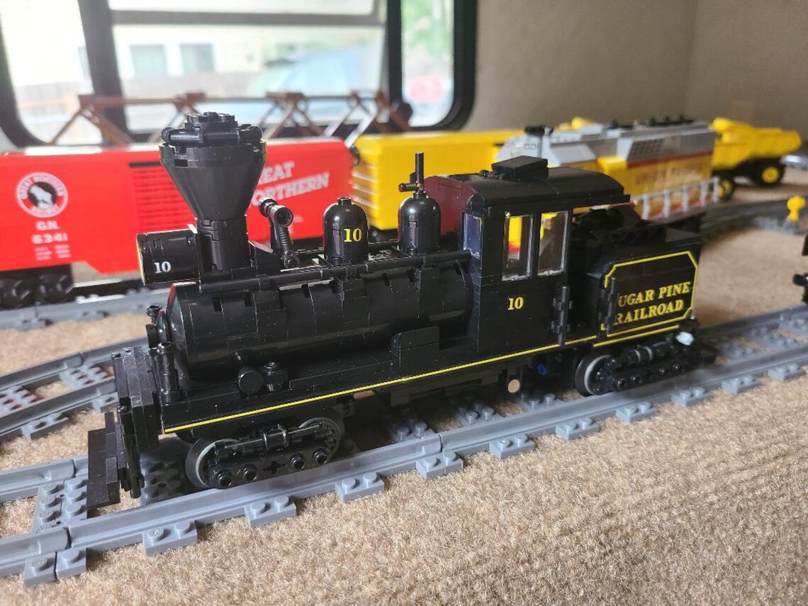 Custom Train Shay Engine W/log Cars please Read - Etsy