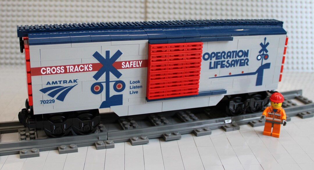 Custom Train Amtrak Boxcar "please Read Description" - Etsy