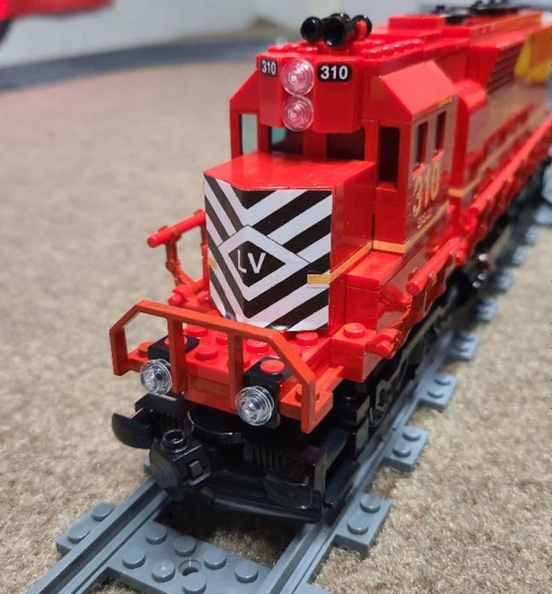 Custom Train Lehigh Valley GP40 Engine please Read Description - Etsy