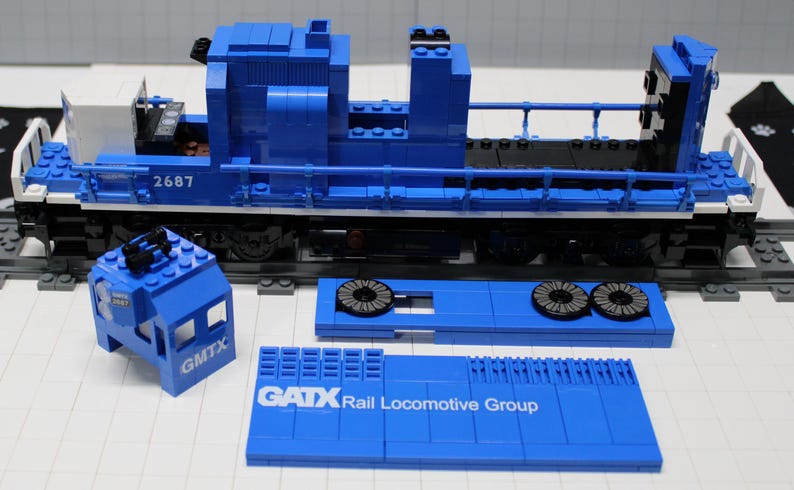 Custom Train GATX GP40 Engine "please Read Description" - Etsy