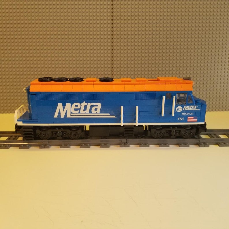 Custom Train Metra F40ph Engine "please Read Description" - Etsy
