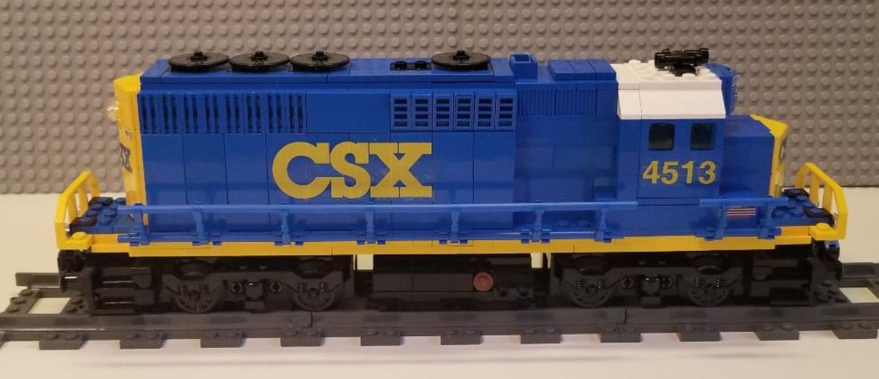 Custom Train CSX 01 GP40 Engine "please Read Description" - Etsy