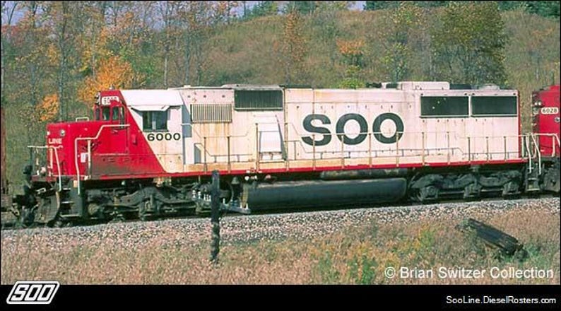 Custom Train SOO Line SD60 Engine Version 1 "please Read Description" - Etsy