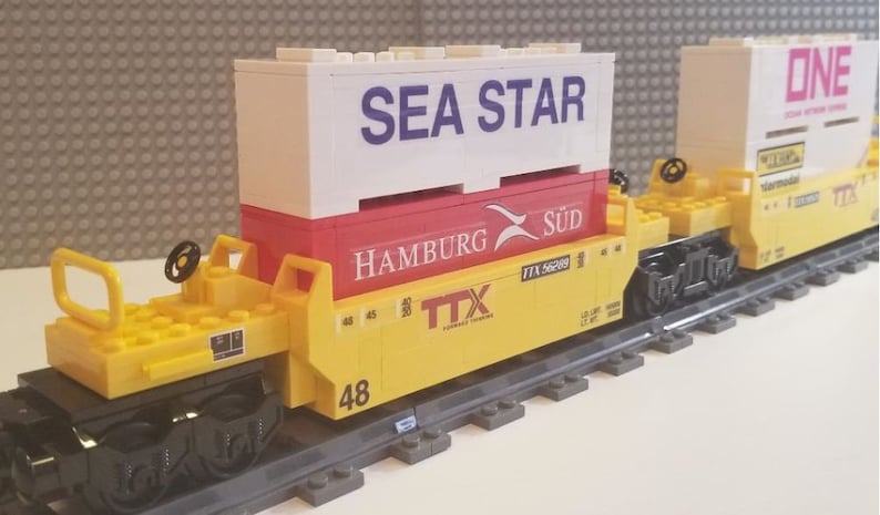 Custom Train TTX Intermodal Doublestack Container Car "please Read ...