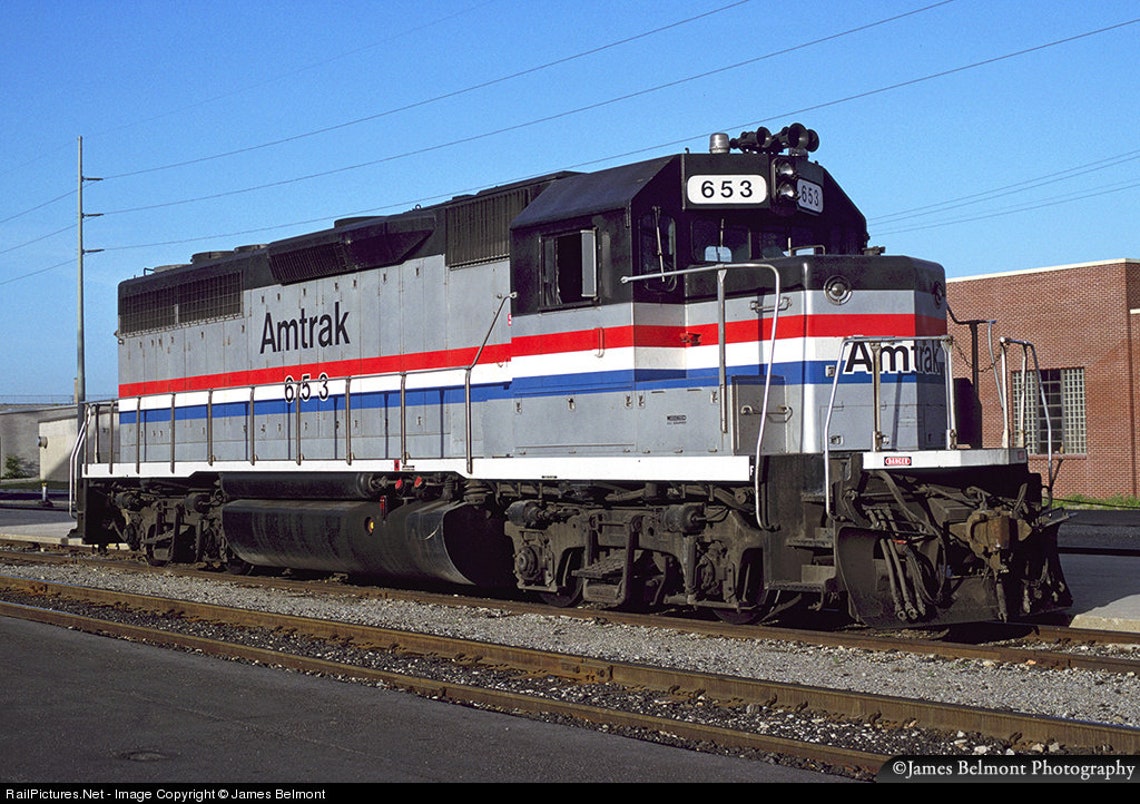 Custom Train Amtrak GP40 Engine "please Read Description" - Etsy