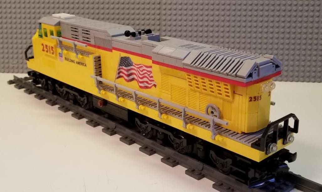 Custom Train Union Pacific Es44ac Engine please Read Description - Etsy
