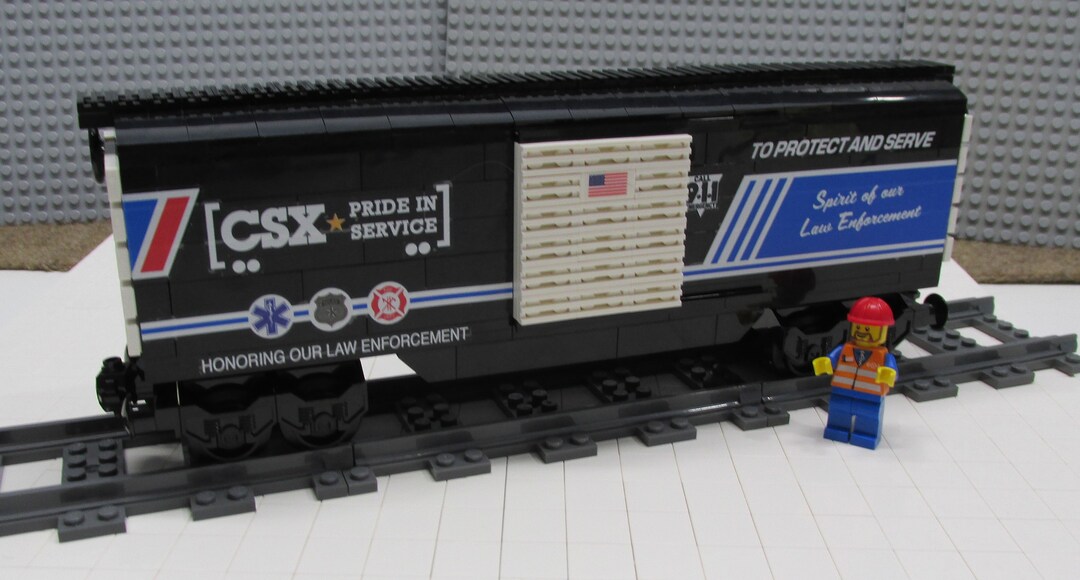Custom Train CSX "law Enforcement" Boxcar "please Read Description" - Etsy