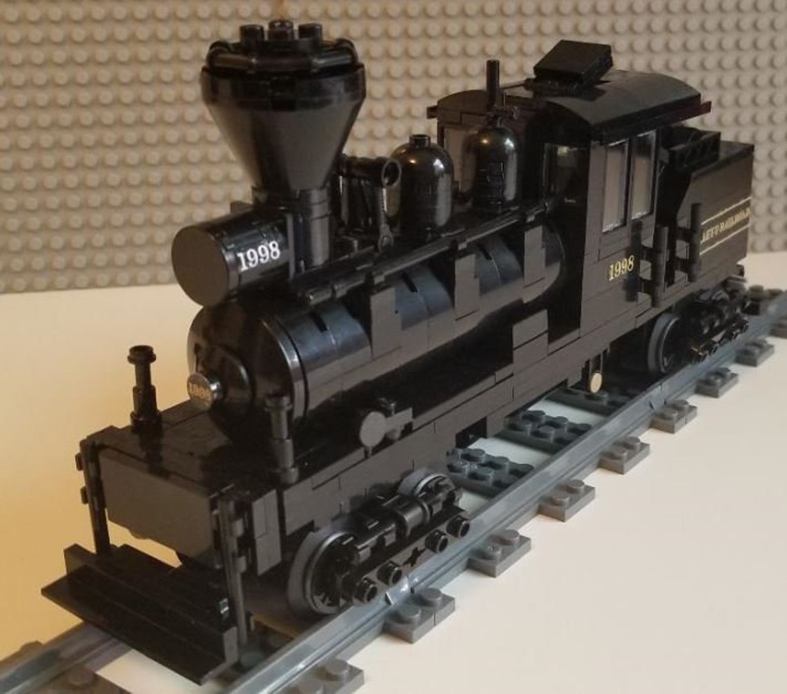 Custom Train Shay Engine W/log Cars please Read - Etsy