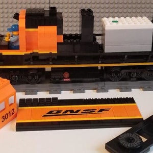 Custom Train BNSF Orange GP40 Engine "please Read Description" - Etsy