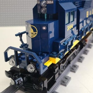 Custom Train B&O GP40 Engine "please Read Description" - Etsy
