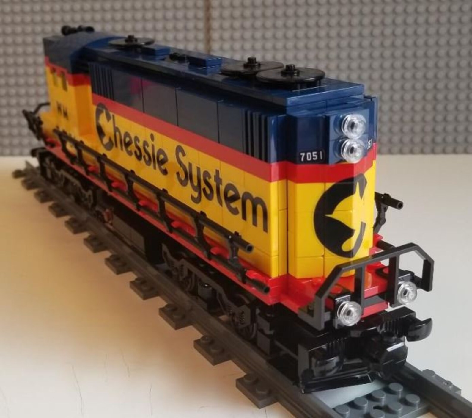 Custom Train Chessie System GP9 Engine "please Read Description" - Etsy