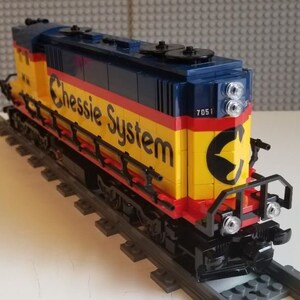 Custom Train Chessie System GP9 Engine "please Read Description" - Etsy