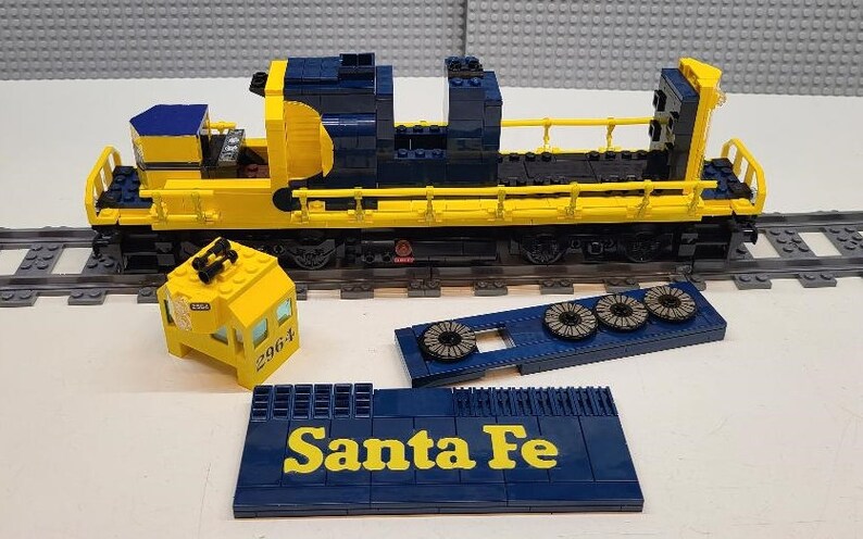 Custom Train Santa Fe GP40 Engine "please Read Description" Version 1 ...