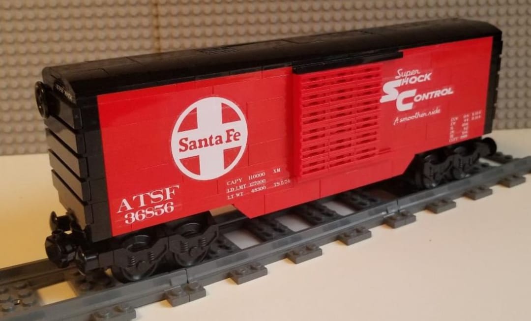 Custom Train Santa Fe Boxcar "please Read Description" - Etsy