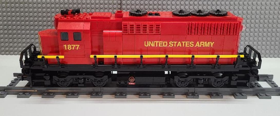 Custom Train United States Army GP40 Engine "please Read Description ...