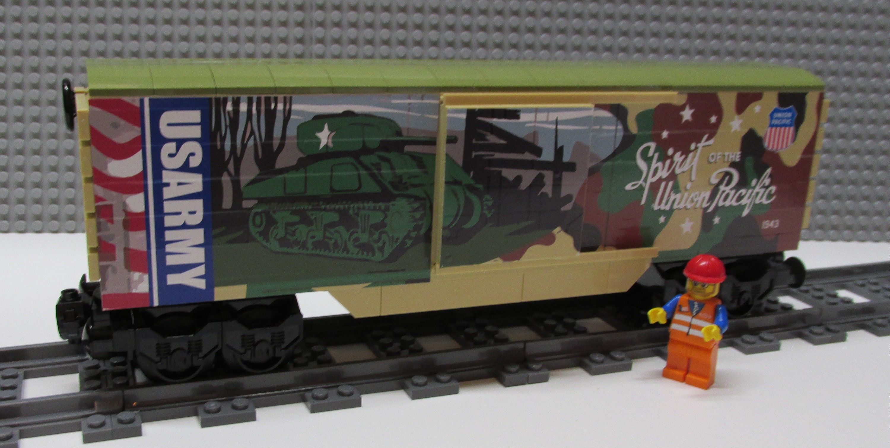 Custom Train Union Pacific Army Boxcar "please Read Description" - Etsy