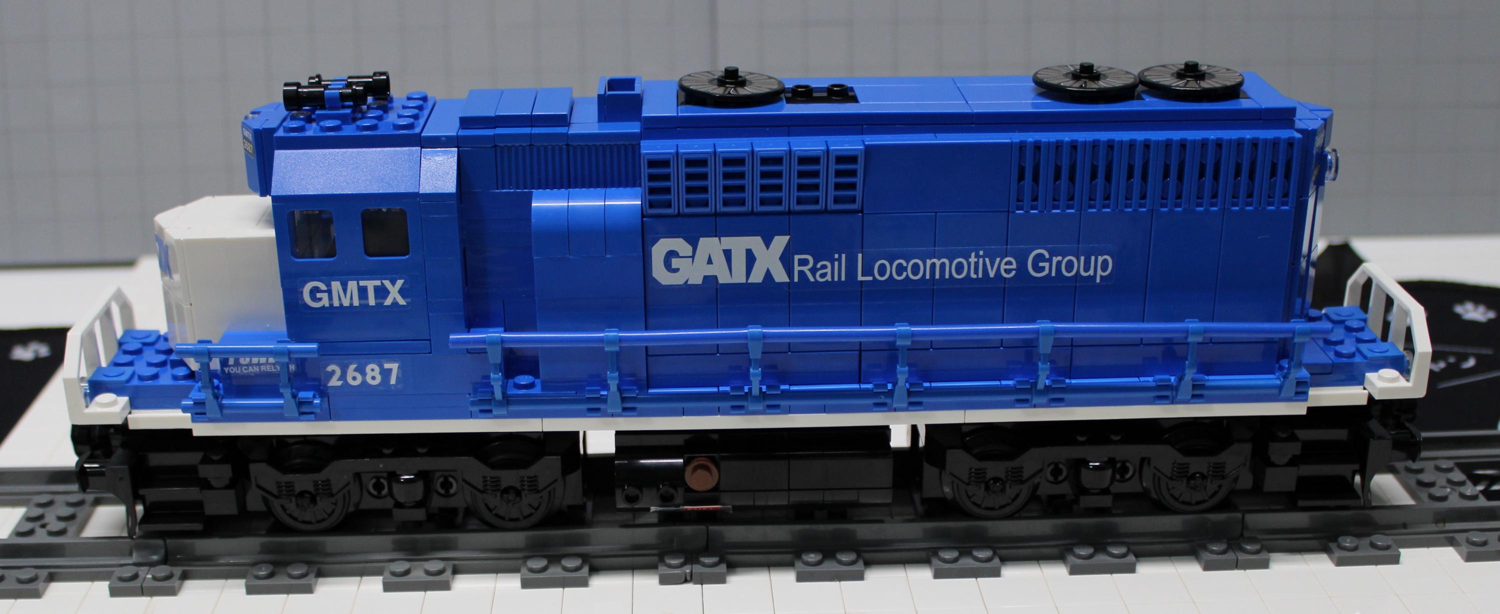 Custom Train GATX GP40 Engine "please Read Description" - Etsy