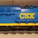 Custom Train CSX Blue Version Es44ac Engine "please Read Description ...