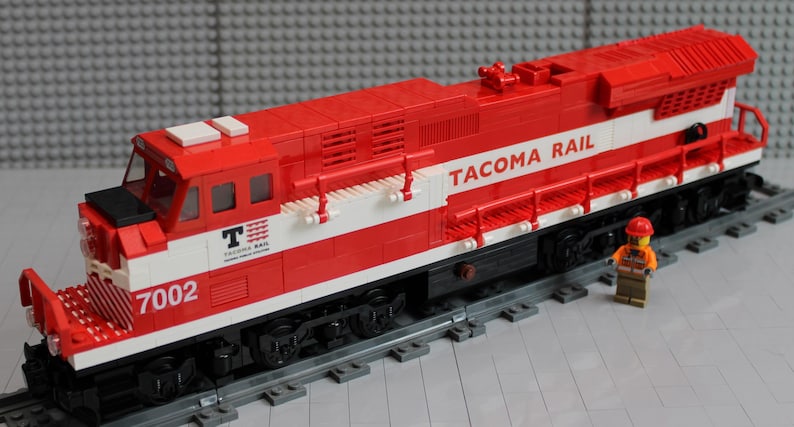 Custom Train Tacoma Rail Es44ac Engine "please Read Description" - Etsy