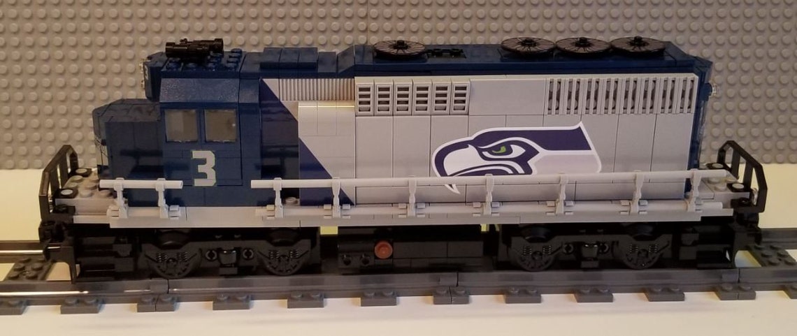 Custom Train Seattle Seahawks GP40 Engine "please Read Description" - Etsy
