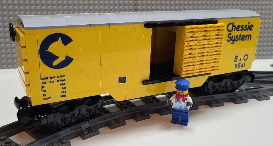 Custom Train Cheesie System Yellow Boxcar "please Read Description" - Etsy
