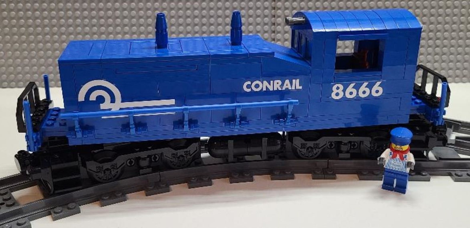 Custom Train Conrail Switcher Engine please Read Description - Etsy