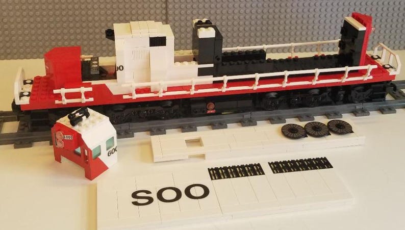 Custom Train SOO Line SD60 Engine Version 1 "please Read Description ...