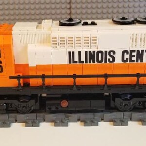 Custom Train Illinois Central GP40 Engine "please Read Description" - Etsy