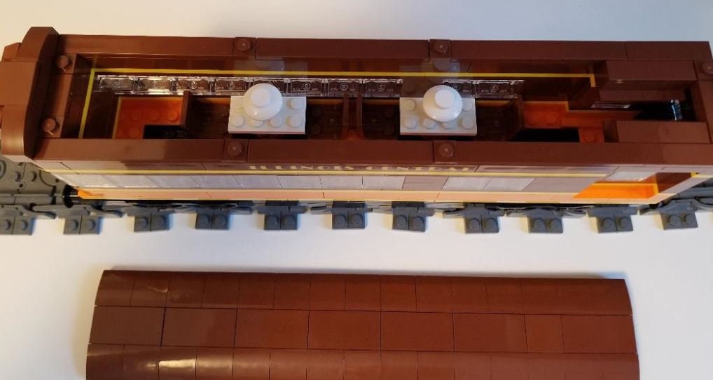 Custom Train Illinois Central Observation Car please Read Description ...