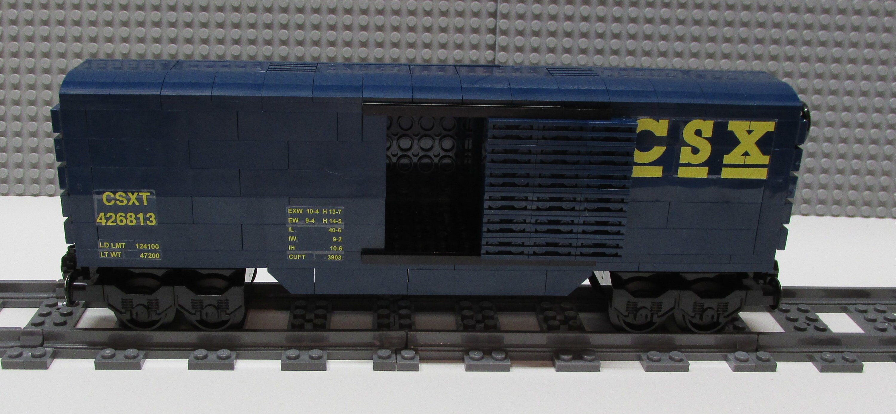 Custom Train CSX Boxcar Dark Blue please Read Description - Etsy